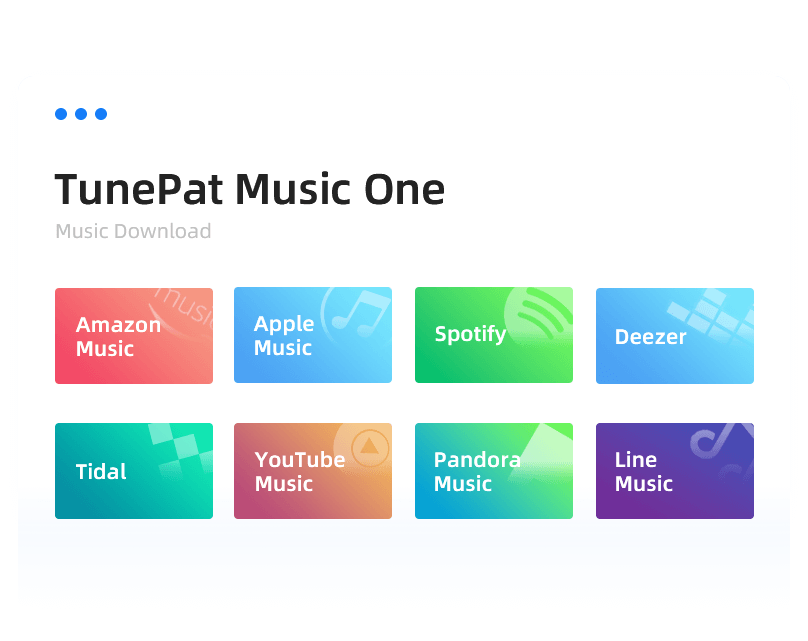 TunePat公式-使いやすいAmazon Music、Apple Music、Spotify、TIDAL、Deezer、Audibleオーディオブック変換ソフトのダウンロードソフトを提供